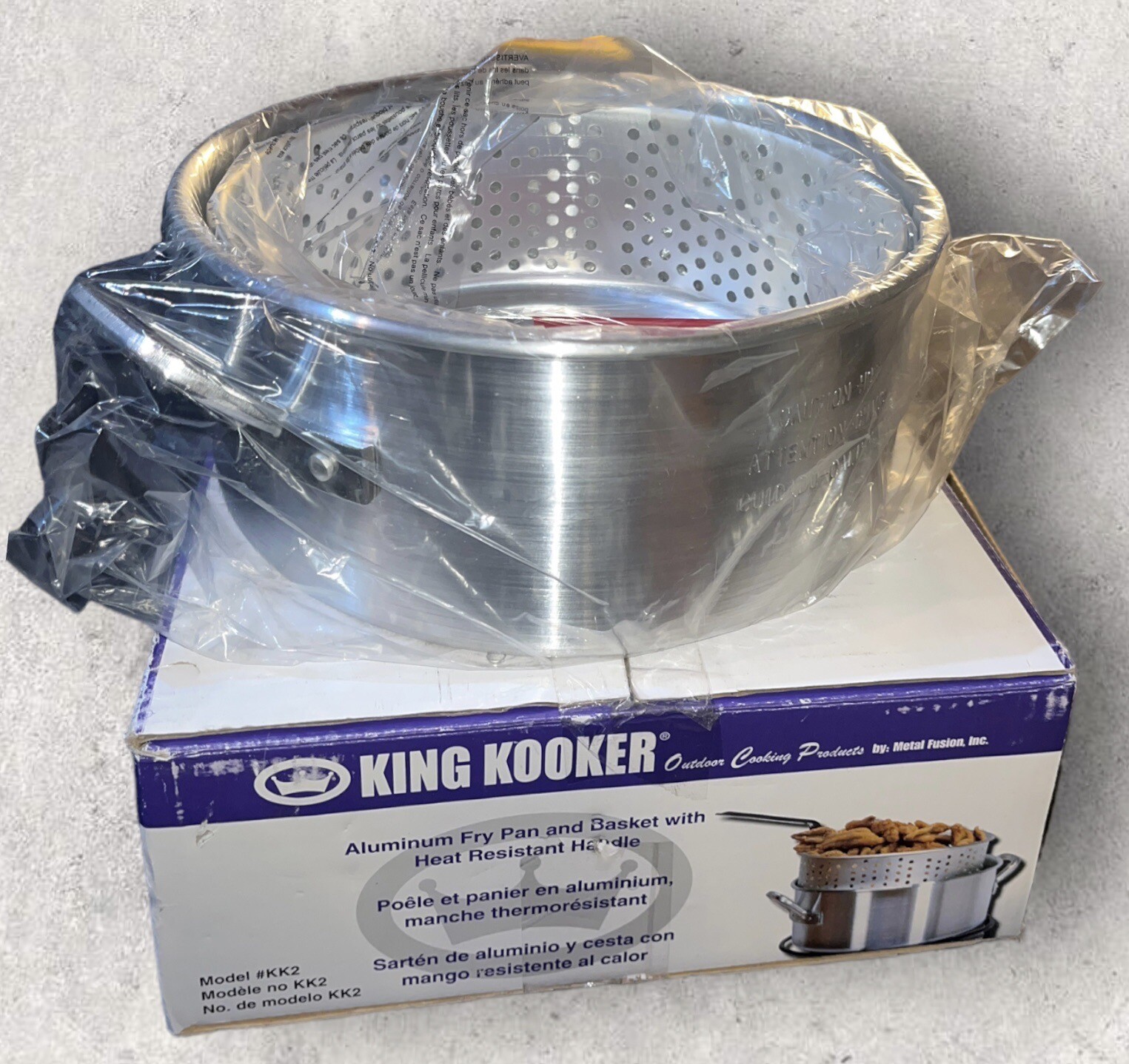 King Kooker Kk2 9 Quart Aluminum Fry Pan With Basket 081795000024 for ...