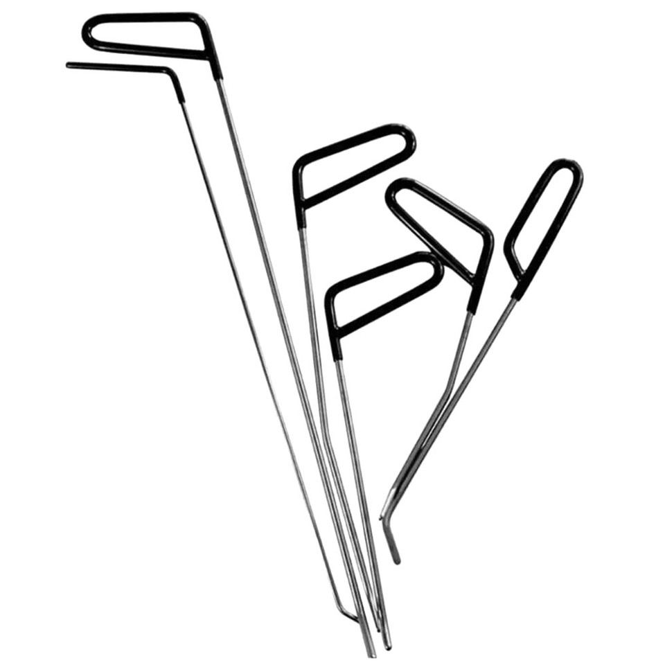 6x Auto PDR Puller Rods Dent Paintless Repair Tools Car Removal Hail ...
