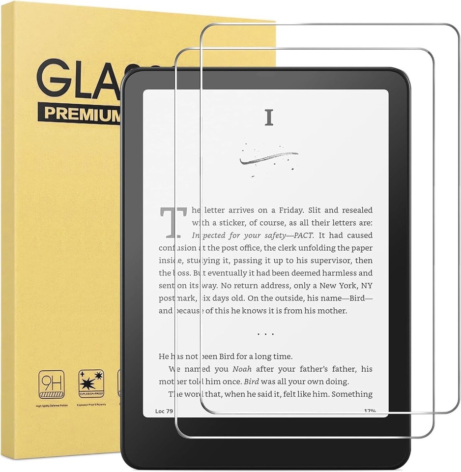 2 Pack Tempered Glass Screen Protector For Amazon fire 7" / HD 8"/ HD ...