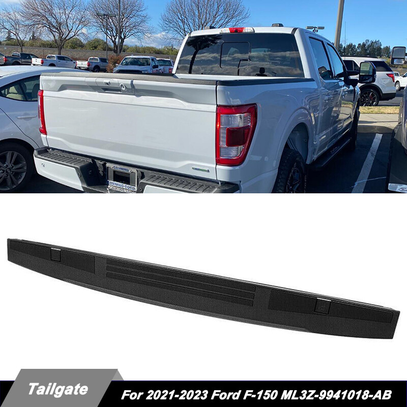 For 2021 2022 2023 Ford F-150 Tailgate Top Trim Cap Cover Molding ...