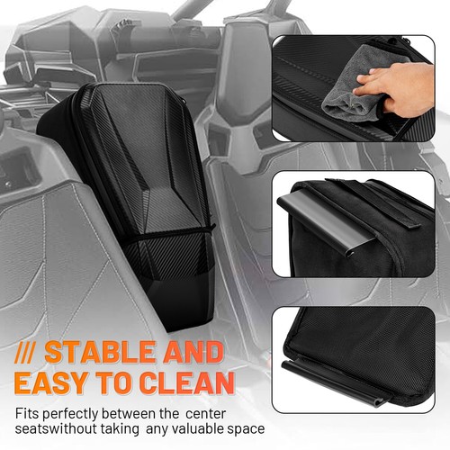 UTV Center Console Seat Storage Bag for Can Am Maverick X3 Max Turbo ...