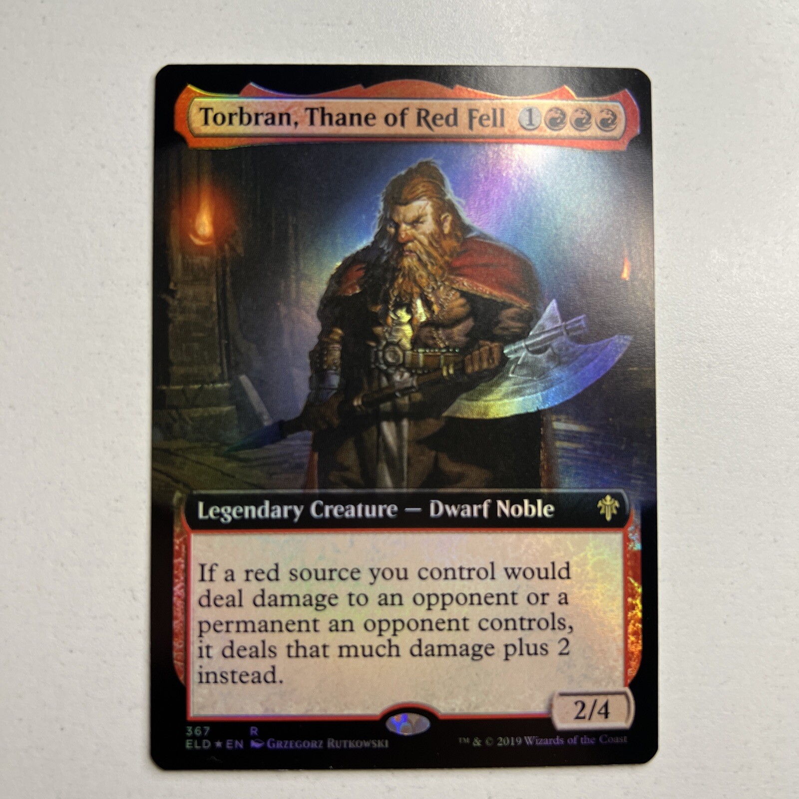 Torbran, Thane Of Red Fell Extended Art Foil MTG Magic The Gathering (2 ...
