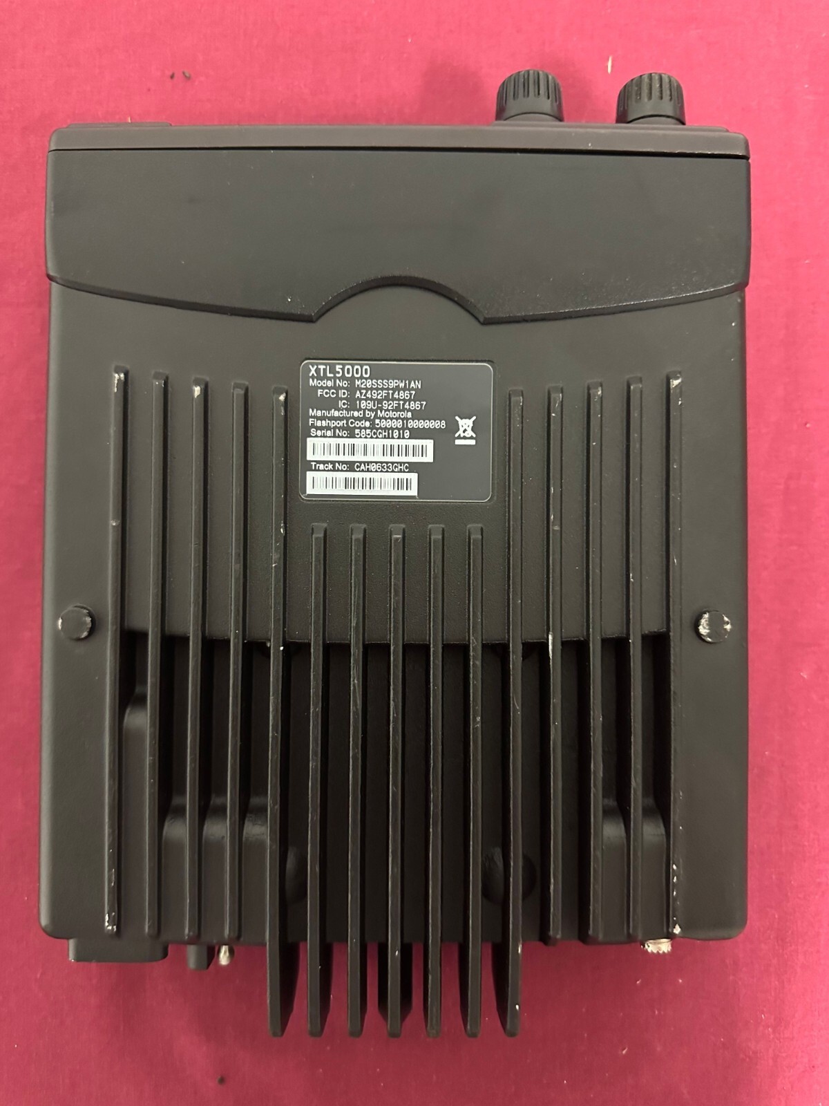 UPGRADED-TUNED MOTOROLA XTL5000 W3 HH 450-520 P25 DIGITAL MOBILE RADIO ...