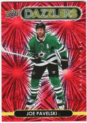 JOE PAVELSKI 21-22 UPPER DECK UD RED DAZZLERS SP CARD # DZ-17 DALLAS ...