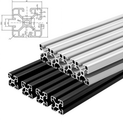 4040 T Slot Aluminum Extrusion 40x40mm European Standard Anodized ...