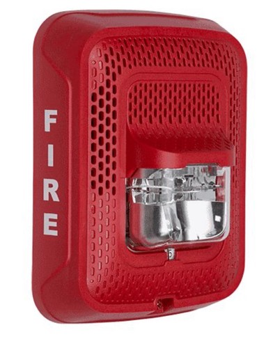 System Sensor P2RL Wall Horn Strobe Fire Alarm 2-Wire, Red 783863047732| eBay