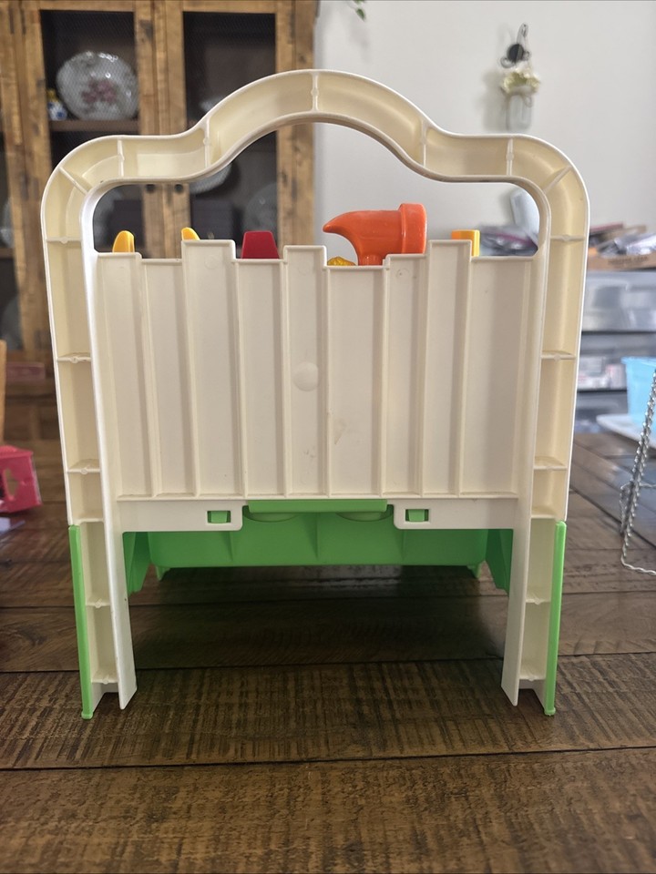 Vintage 1983 PLAYSKOOL Sesame Street Workbench Toy + Tools Playset! | eBay