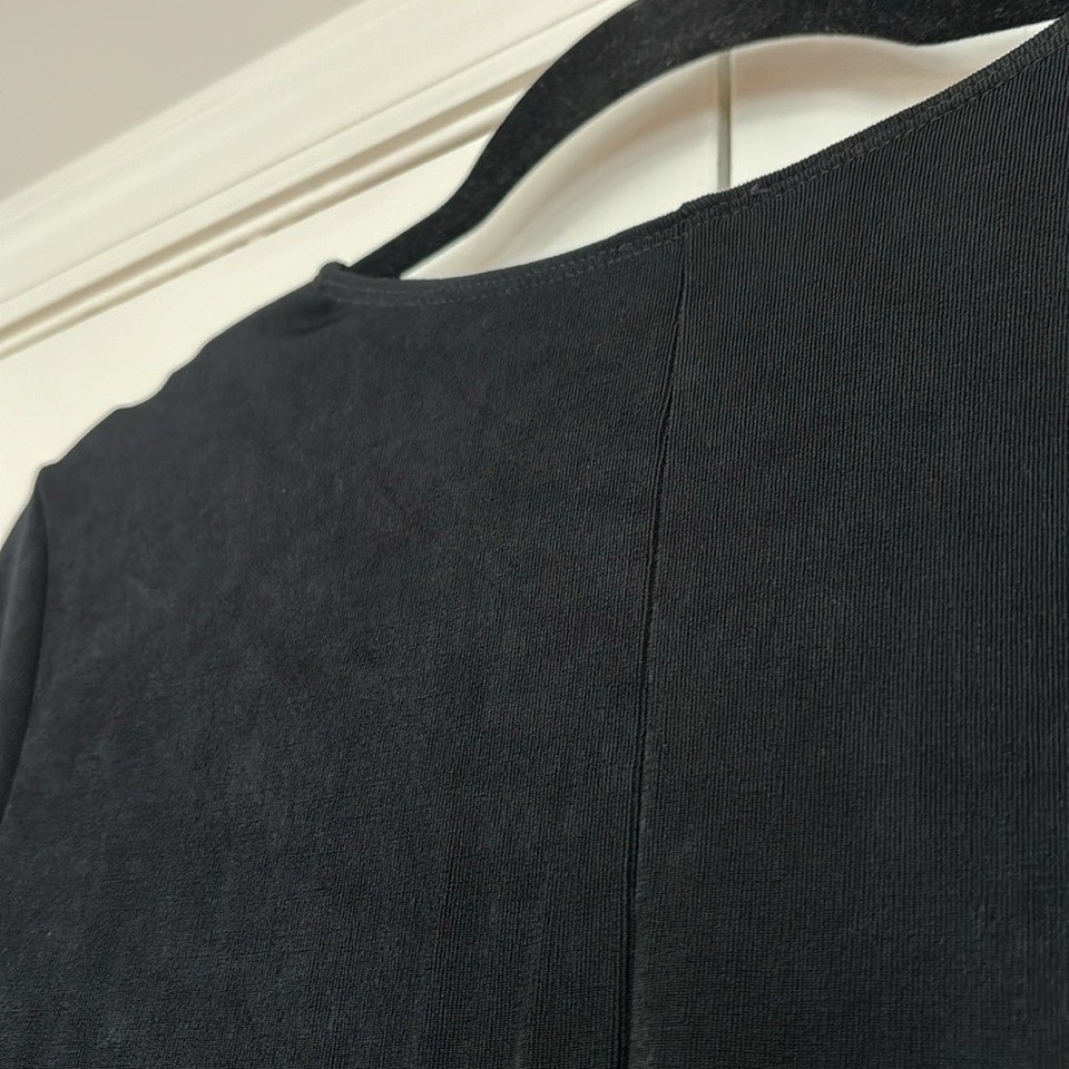 Chico's Size 1 Traveler Classic Rosemary Wrap Dress Ladies Petite ...