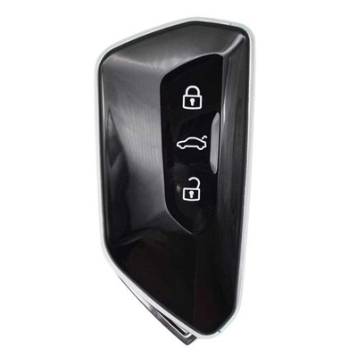 Volkswagen VW ID3 Key Fob Case Replacement Cover 3 Button Black Remote ...