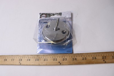 DANCO Overflow Plate with Trip Lever in Chrome | eBay