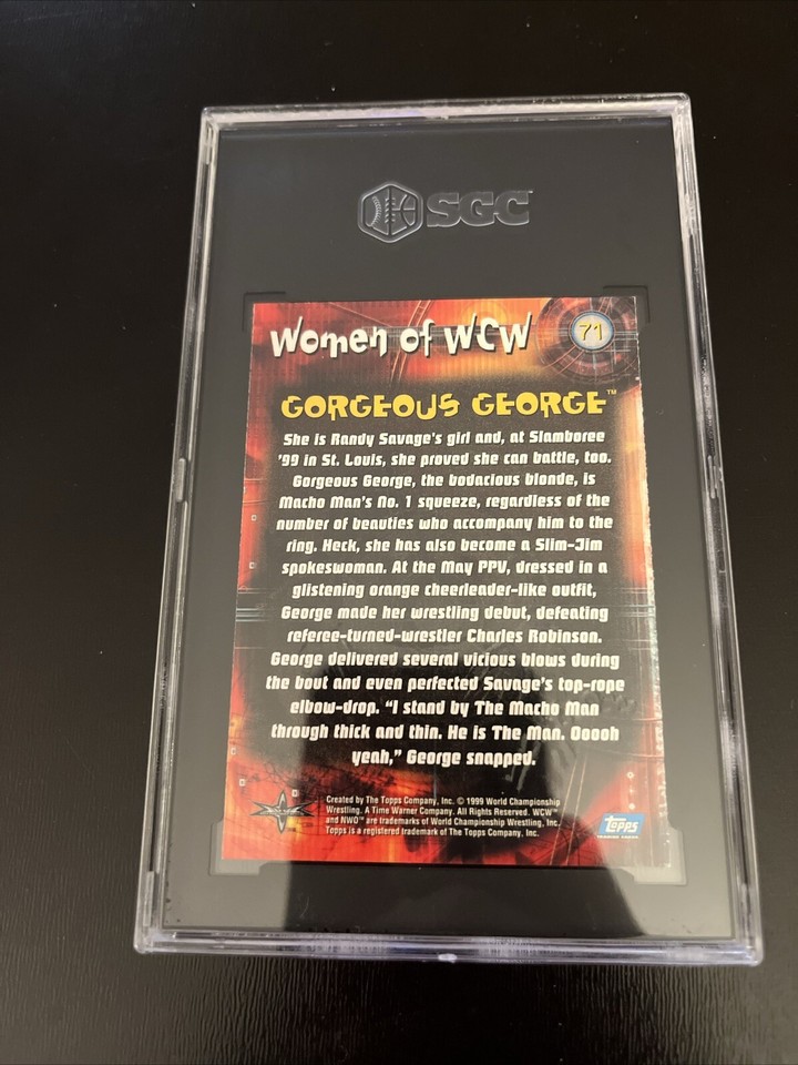 1999 Topps WCW Embossed Gorgeous George,#71 | eBay