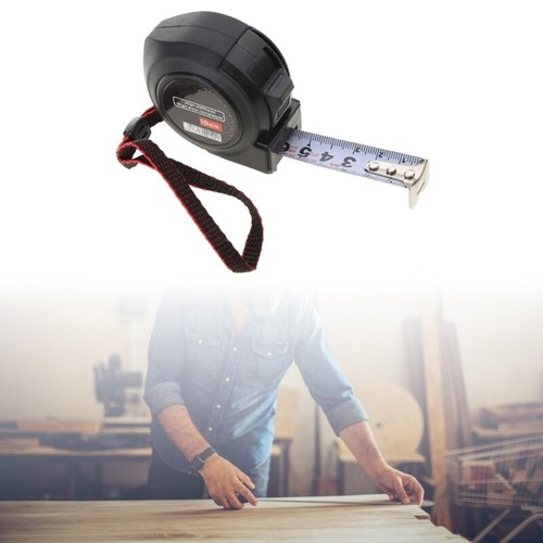 Self Locking Fluorescent Steel Tape Measure Meter Wear-Resistant ...