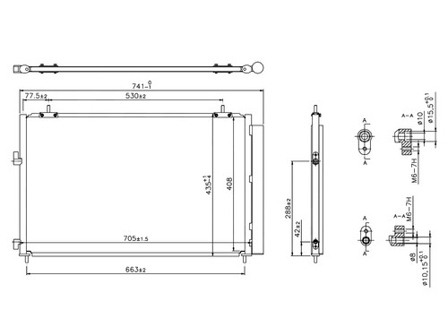 Pour Toyota Rav 4 2012-2015 AC Air Radiateur Condenseur 884600R030 | eBay