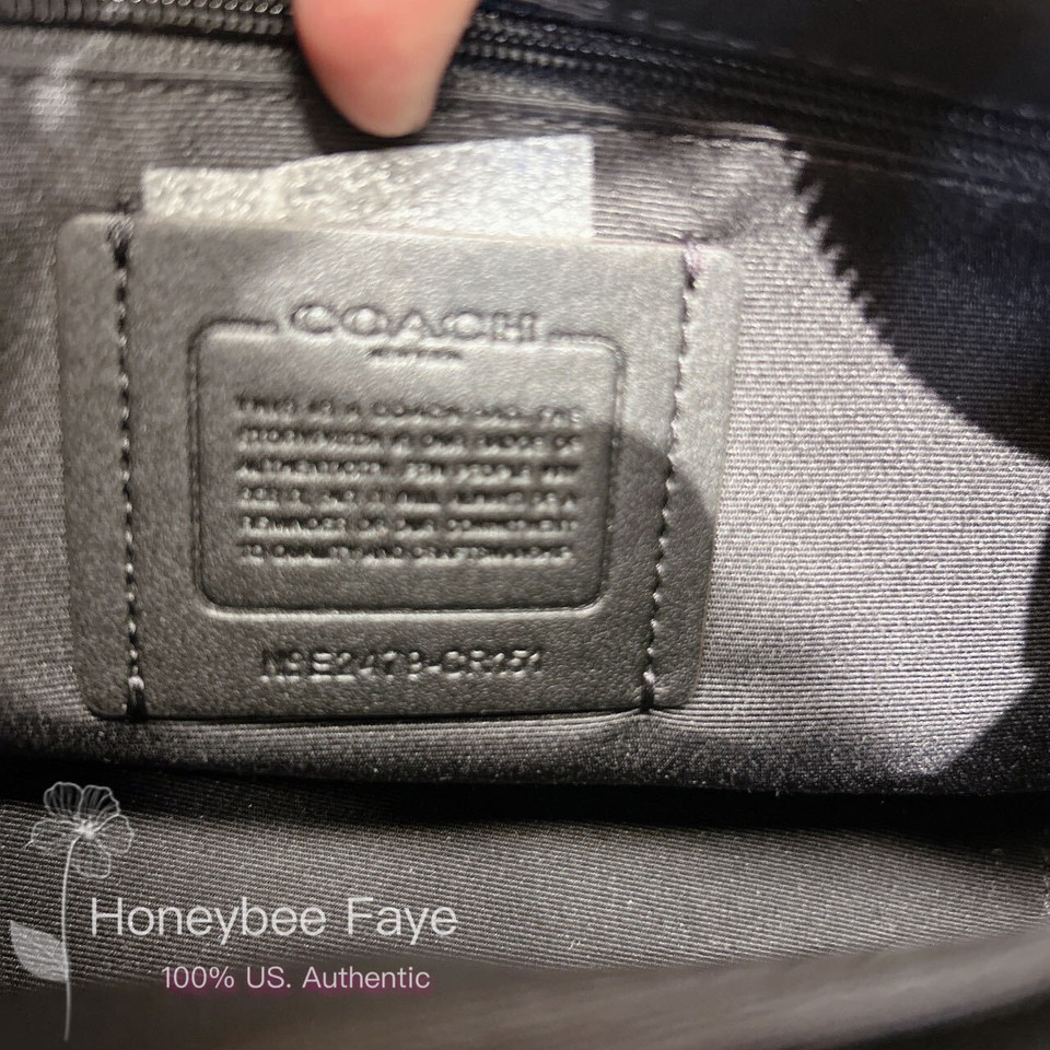 NWT Coach Carmen Shoulder Bag In Signature Jacquard CV001/CR151 | eBay