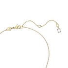 Swarovski Dextera Pendant Necklace Interlocking Loop, White, Gold-Tone ...