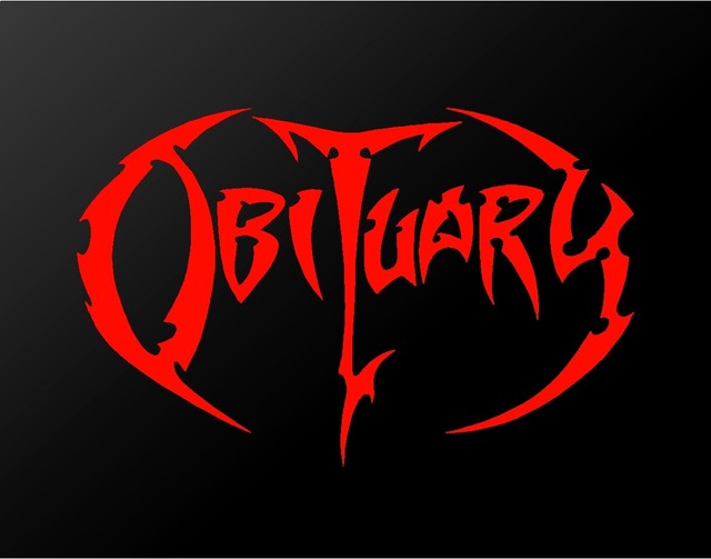 Obituary Death Metal Band Vinyl Decal Guitar Laptop Car Window Sticker ...