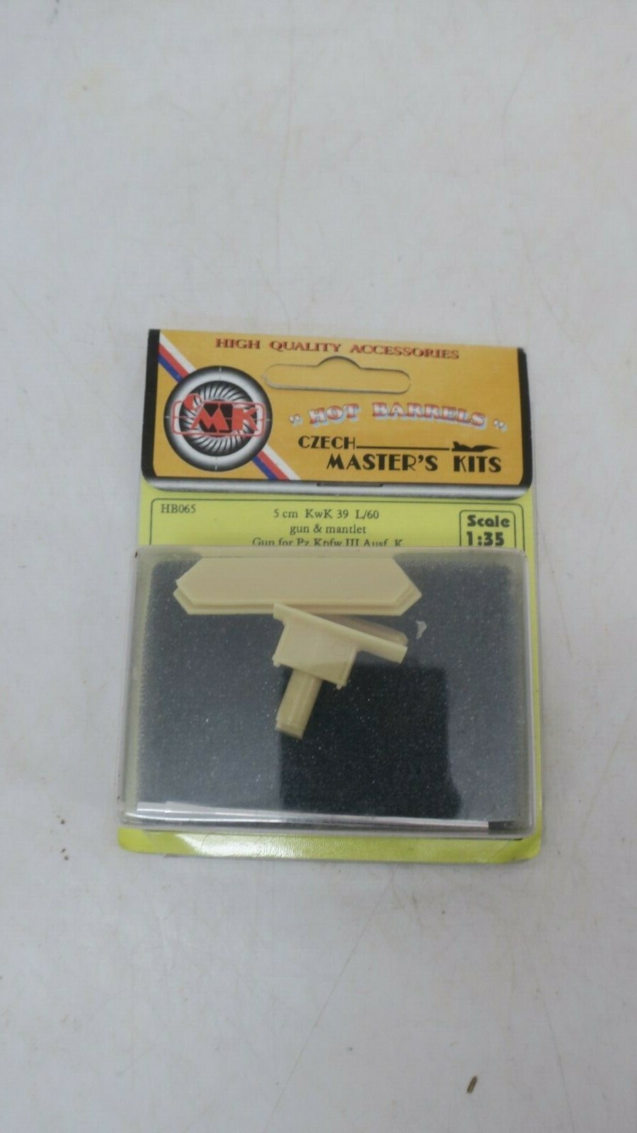 CMK 1/35 MODEL KIT ACCESSORIES 5CM KWK 39 L/60 GUN MANTLET PZ.KPFW.III ...