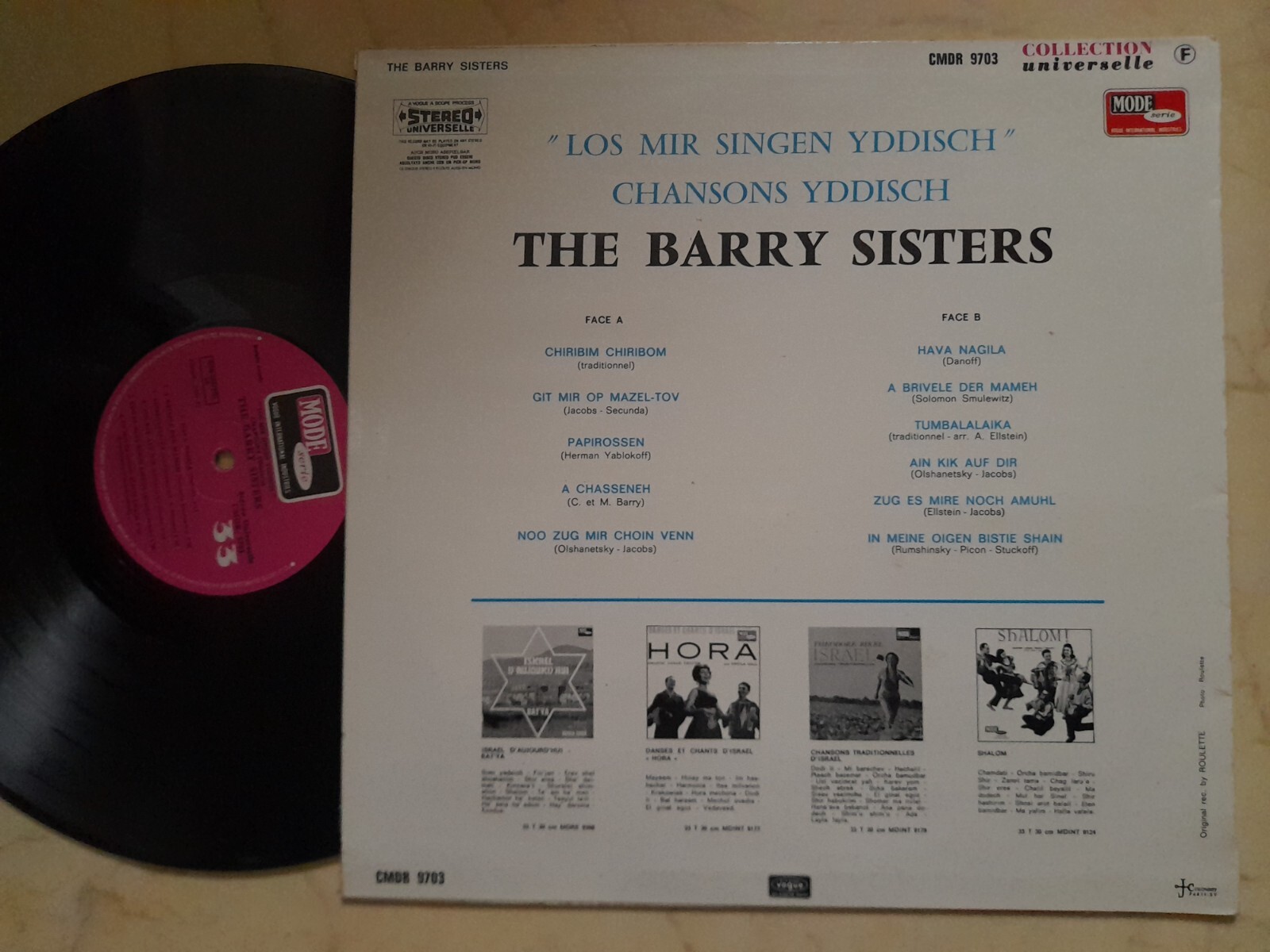 The Barry Sisters Los Mir Singen Yddisch 60s Français Mode Étiquette NM ...