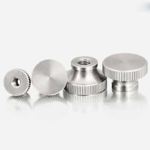 Knurled Thumb Nut Threaded Through Blind Hole Select Size M3 M5 M6 M8