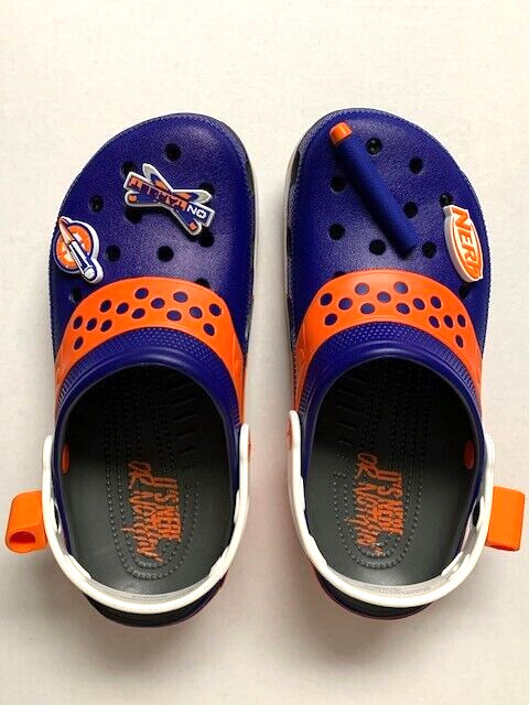 Crocs Classic HASBRO Nerf Clogs Blue Mens Size 8 Wome… - Gem