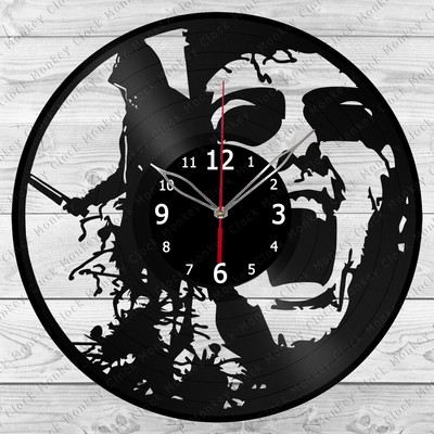 Vinyl Clock Horror Vinyl Record Clock Home Decor Handmade 1146 | eBay