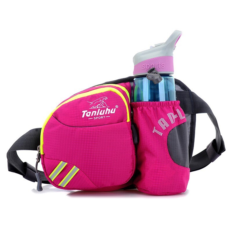 Waterproof Sport Runner Waist Bum Bag Running Jogging Belt Pouch Zip ...