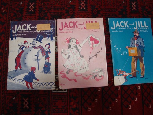 Vintage Jack & Jill magazines with paper dolls, Jan. Feb. March 1940 | eBay
