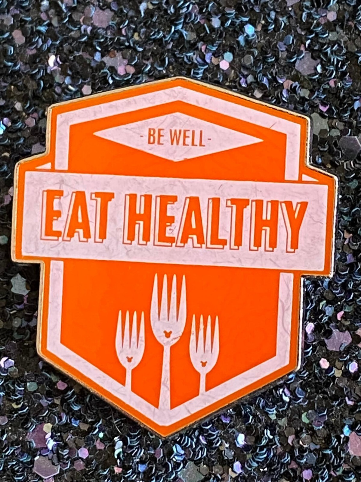 Disney TRADING PINS - Eat Healthy Sign - Food choices Disney ...