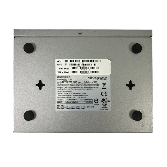 EdgeWater Networks EdgeMarc 4550 Series 5 Call VoIP Router for sale ...