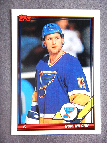 Ron Wilson #120 Topps 1991 Hockey Card (St Louis Blues) | eBay