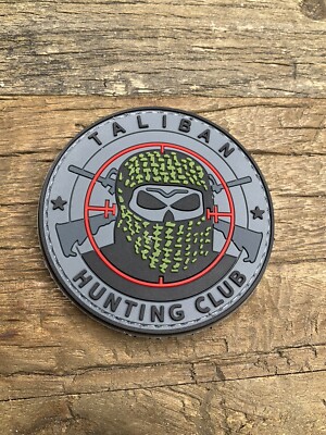 Patch PVC Tactical Morale HOOK-3D PVC Taliban Hunting Club Funny War ...