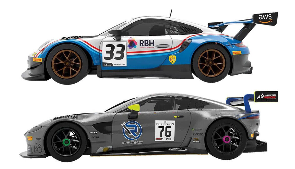 Scalextric ARC AIR World GT 1:32 Scale Slot Car Race Track Set C1434T ...