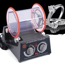 Kt-6808 Mini Rotary Tumbler Gold and Silver Jewelry Drum Polishing ...