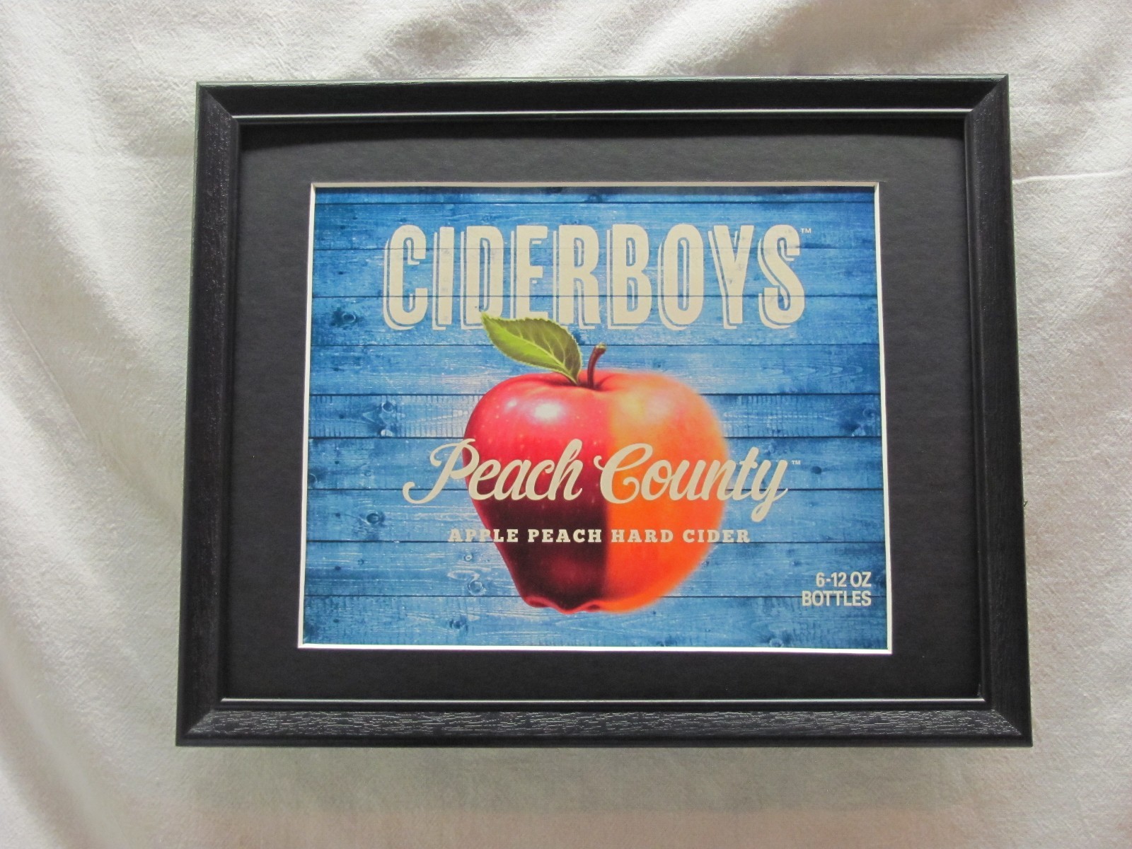 CIDERBOYS PEACH COUNTY BEER SIGN #1024 | eBay
