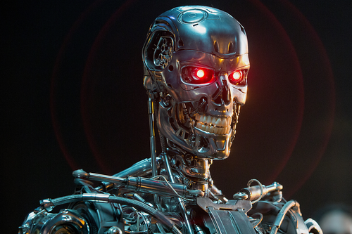 Terminator Robot Model T-101 Movie Poster Arnold Schwarzenegger | eBay