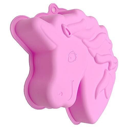 Unicorn Silicone Cake Pan Unicorn Bread Baking Tray Non-Stick Silicone ...