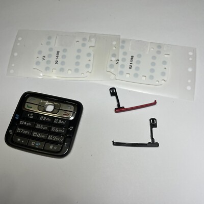 Original Nokia N73 Black Keypad, Black and Red Memory card covers | eBay