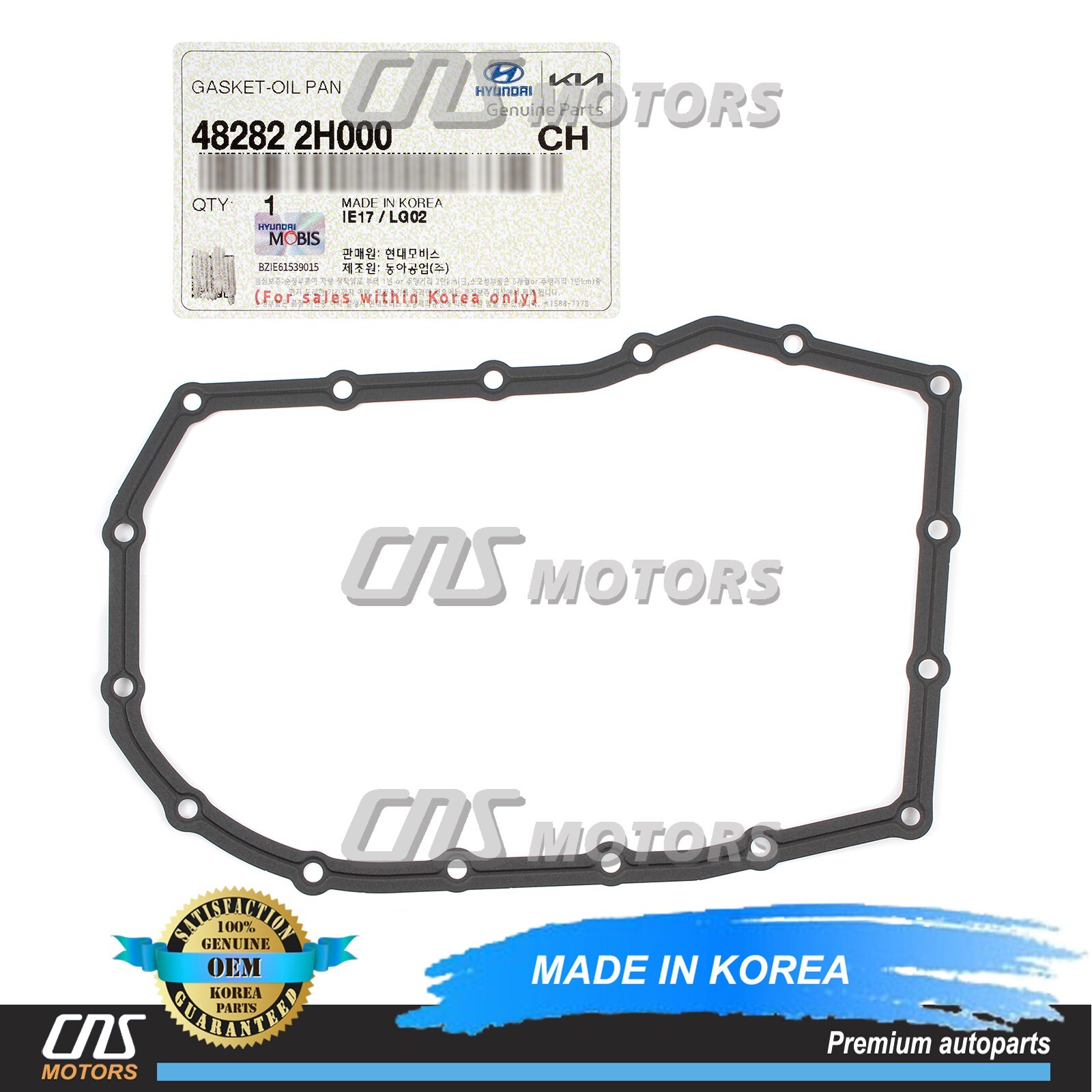 OEM Transmission Oil Pan Gasket for 2020-2023 Hyundai Kia 1.6L 2.0L ...