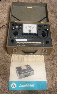 Vintage Knight 600A Tube Tester w/ Manuals, Powers On | eBay