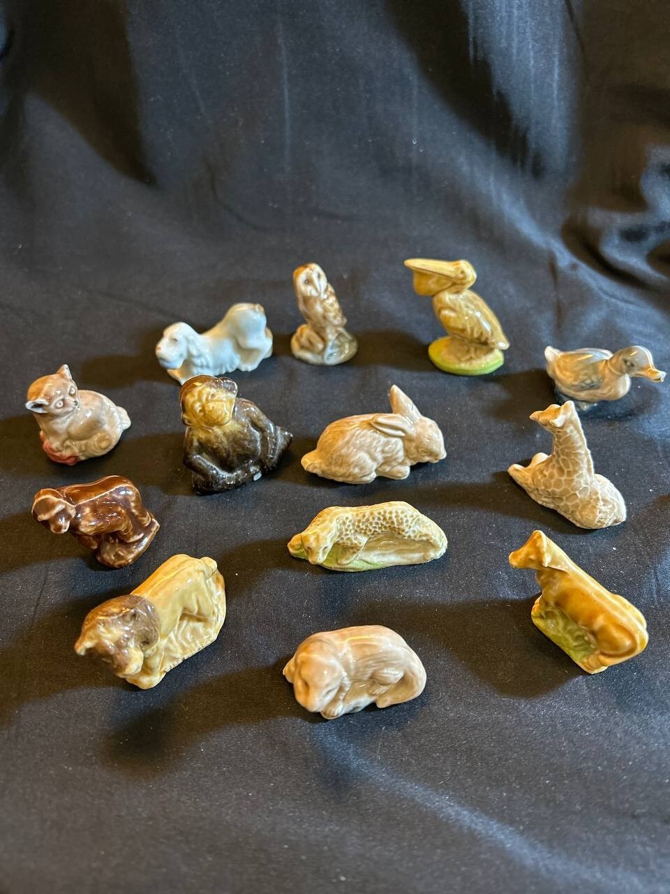 Rare Set Of 13 Assorted Wade Whimsies WILD and Home Animals ZOO BUNDLE ...