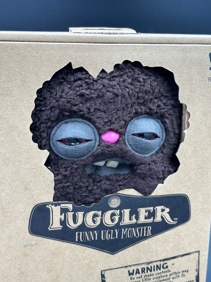 FUGGLER FUZZY BROWN RABID RABBIT RED EYE PINK NOSE | eBay