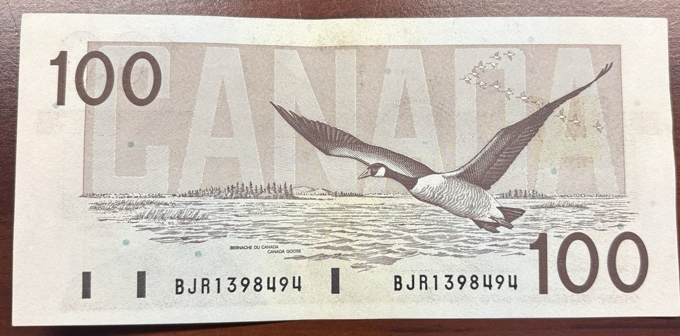 1988 Canadian 100$ One Hundred Dollar Banknote Bank Of Canada | eBay