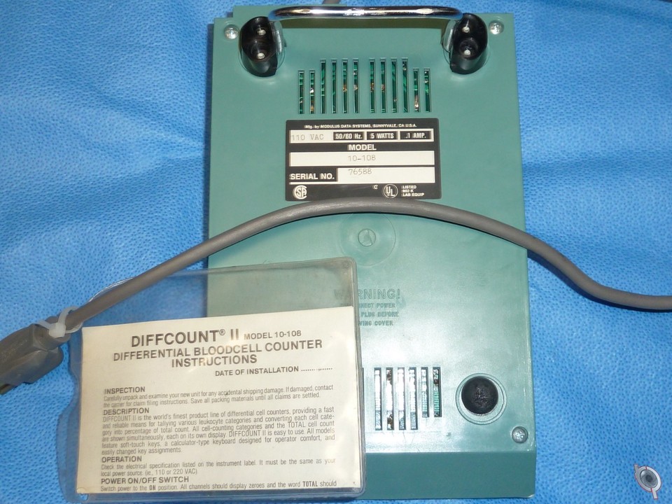 Electronic Diffcount 8 key Cell Counter Percentage Calculator Mdl# 10 ...