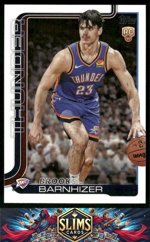 2025-26 Topps Oklahoma City Thunder Brooks Barnhizer #245 Rookie | eBay