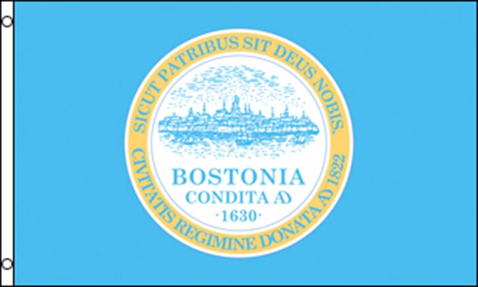 BOSTON CITY (BOSTONIA) 3' X 5' POLY FLAG | eBay