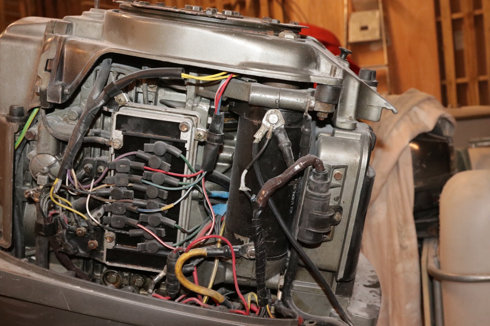 Mariner 75hp 2 stroke outboard engine FULLY WORKING CONDITION + Control ...