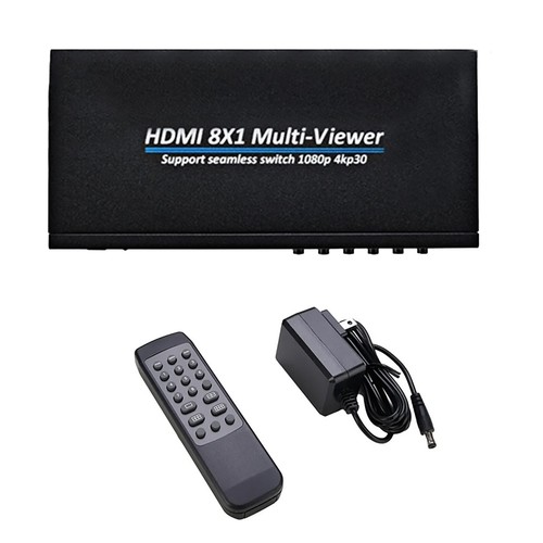 HDMI-Compatible Multiviewer Splitter 4K 8 In 1 Out Screen Multi Viewer ...