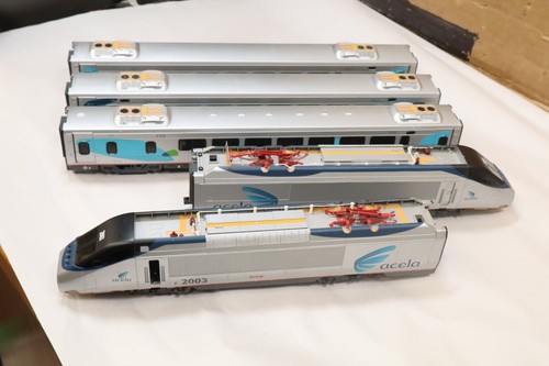 BACHMANN AMTRAK ACELA EXPRESS PASSENGER TRAIN SET HO SCALE | eBay