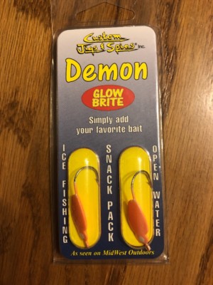 Demon Jigging Spoon size 4 hook MGT TANGERINE GLOW -RARE-SHIP 24 HR | eBay