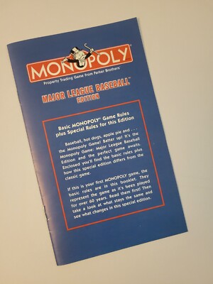 1999 Monopoly Major League Baseball Board Game Replacement Pieces ...